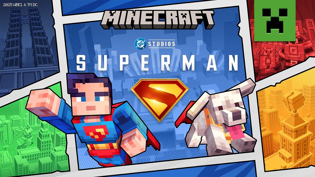 Minecraft får Superman-tillägg med Metropolis och klassiska hjältar ...